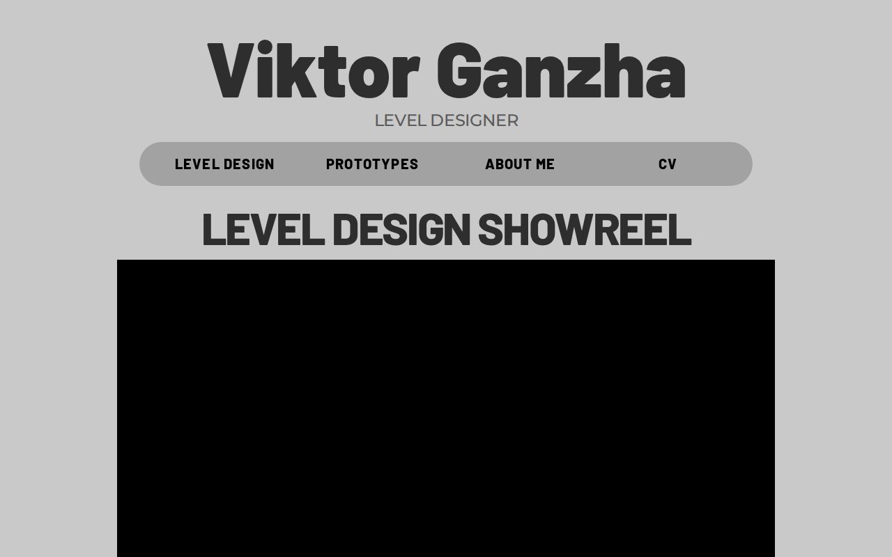 Viktor Ganzha Level Design